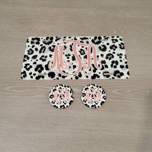 Cheetah Print Personalized License Plate and Accessories, Personalized ...
