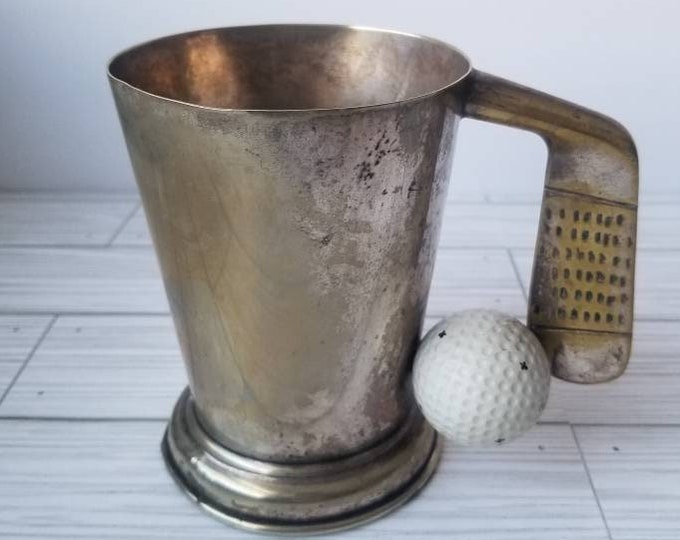 1930'S Penfold Patented Golf Ball Putter Metal Mug/stein/trophy England ...