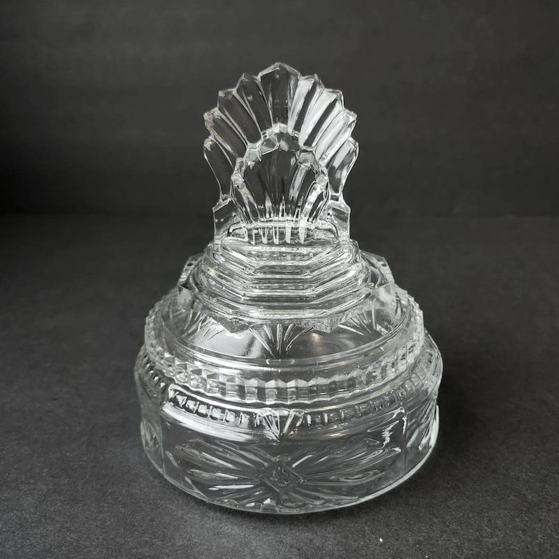 Antique Powder Jar - Etsy