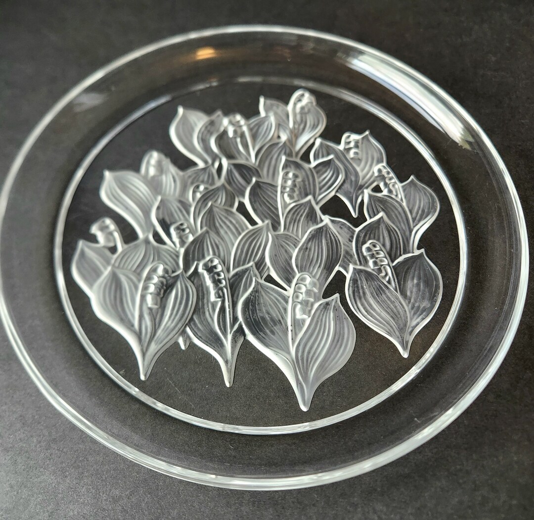 Sasaki Crystal Reverse Relief 3D Lily of the Valley Large - Etsy