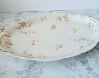 Antique Haviland Limoges Rose Platter - Etsy