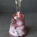Mary Gregory Style Cranberry Glass Bell - Etsy