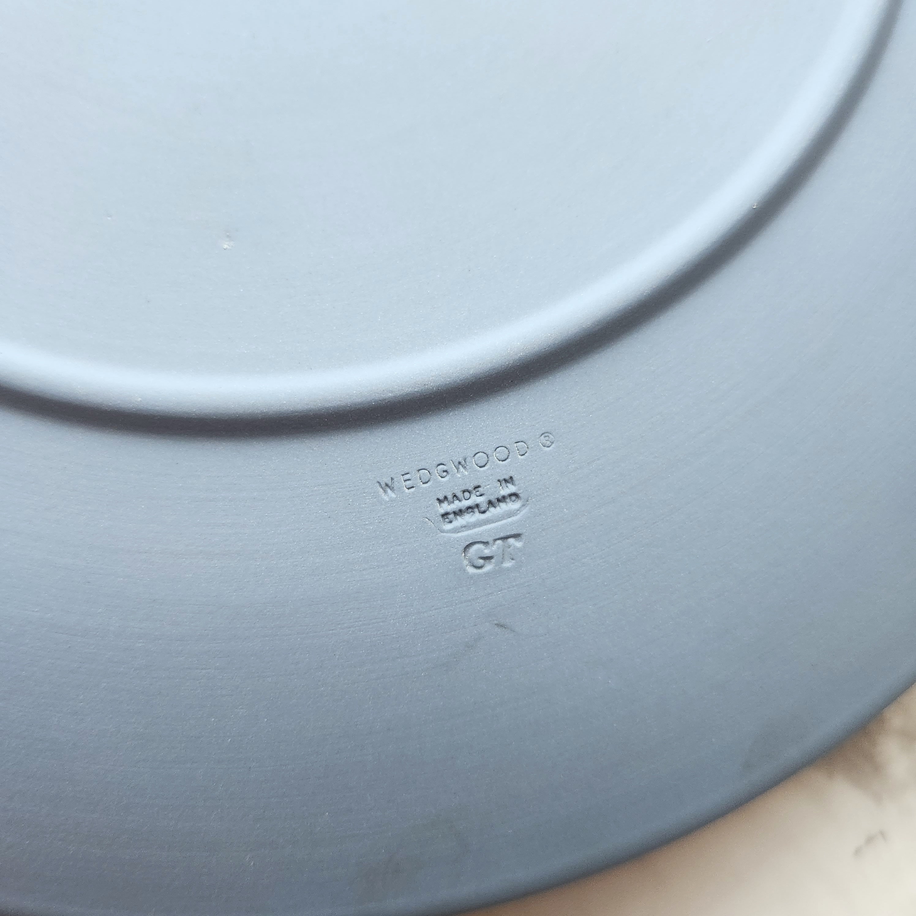 Vintage Wedgwood Blue Jasperware Neoclassical Pattern Plate - Etsy