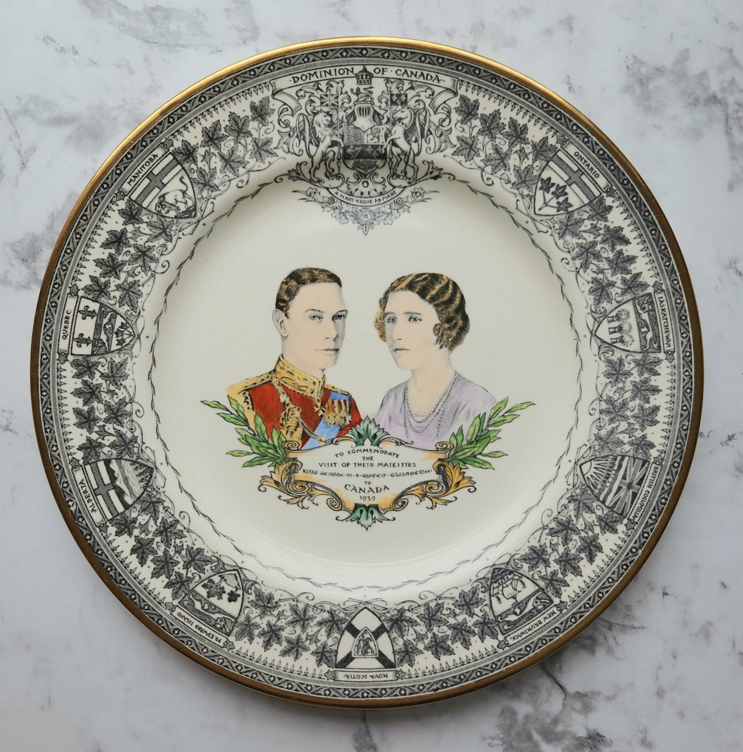King George VI Queen Elizabeth Commemorative Dominion of - Etsy