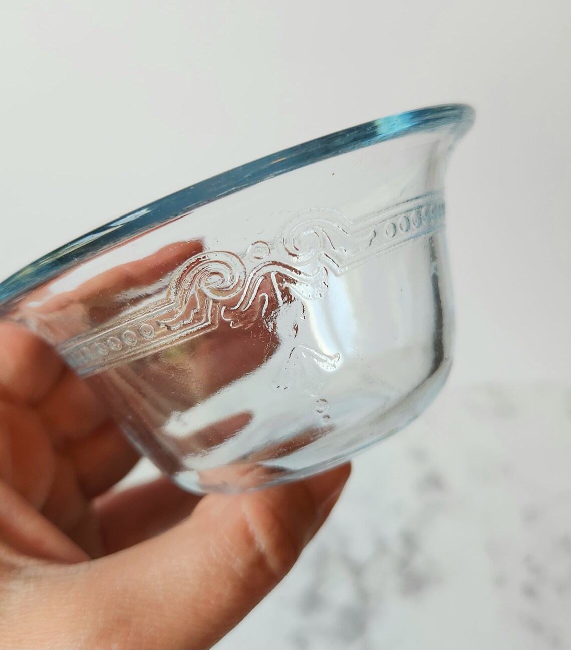 1940's Vintage Fire King Saphire Blue Glass Philbe Pattern Antique ...