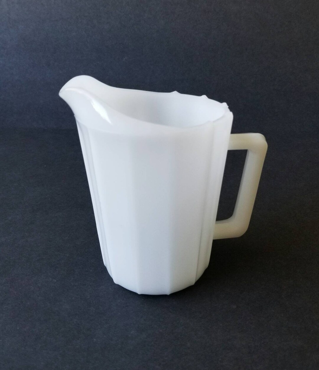 Adorable Vintage Milkglass Small Milk or Juice Pitcher - Etsy