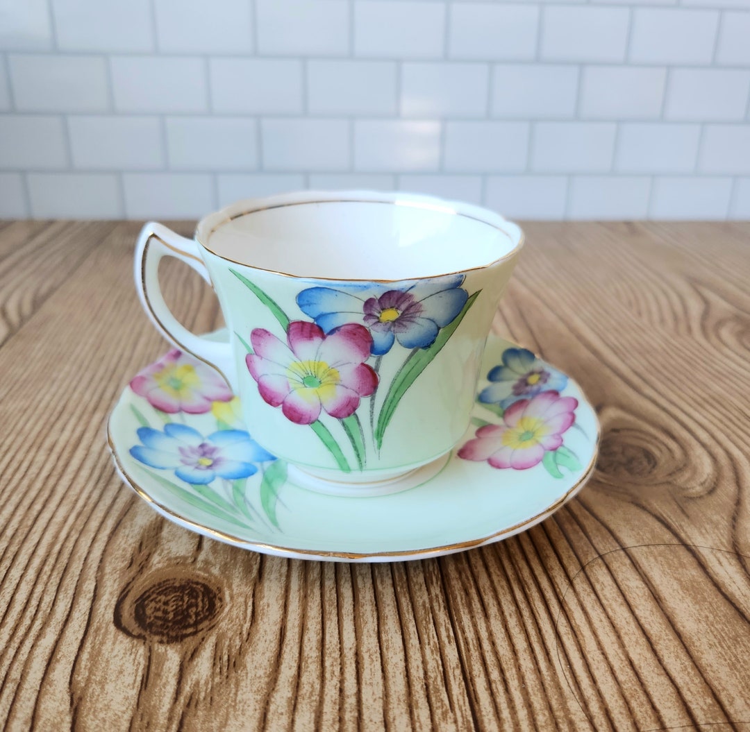 Art Deco Foley Bone China Eb&co Antique English Teacup - Etsy