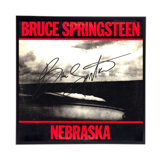 Autographed Bruce Springsteen Nebraska Album Cover | Etsy