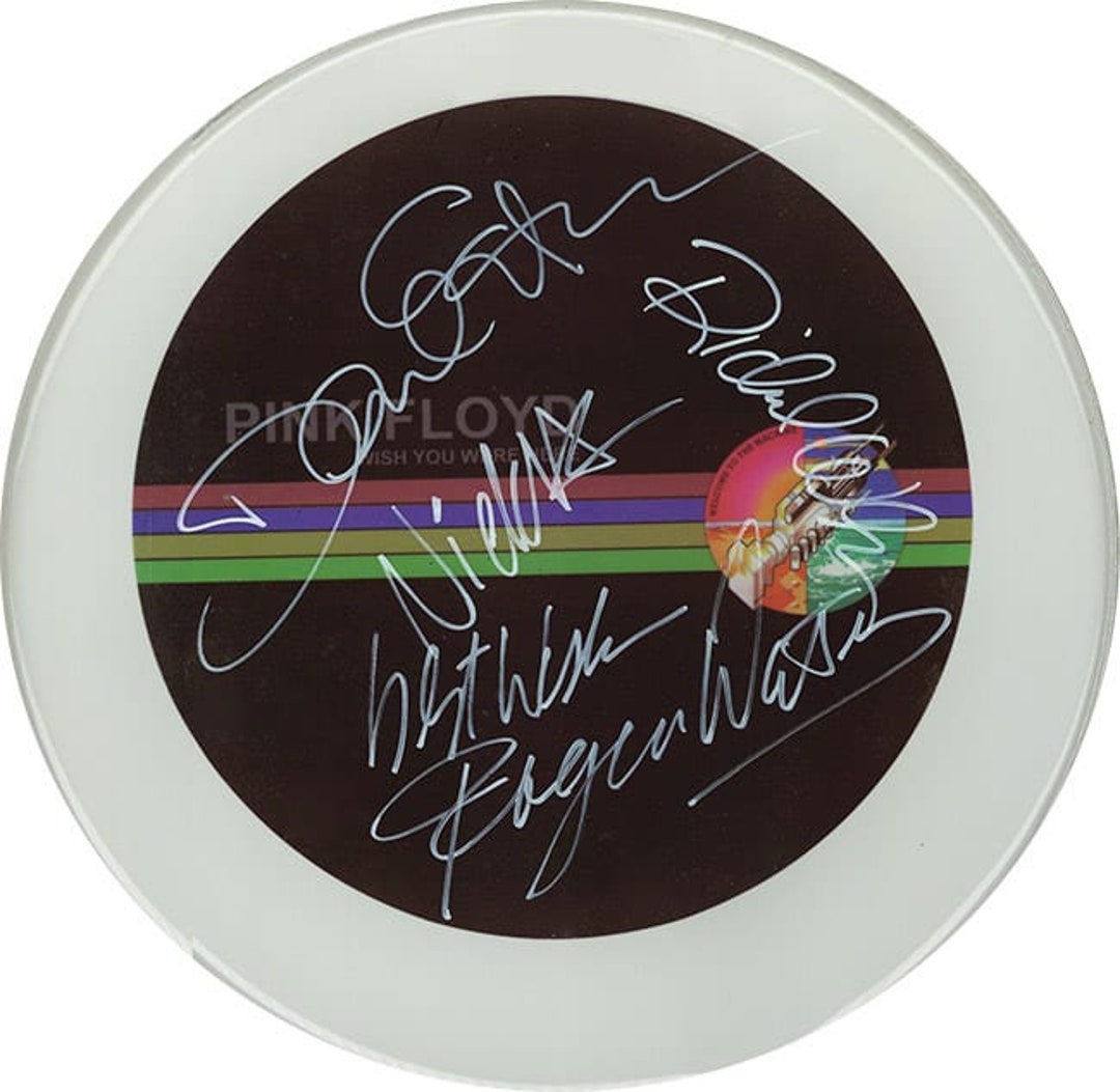 Buy1get1free Pink Floyd Autographed / Signed 10" Drumhead Reprint - Etsy