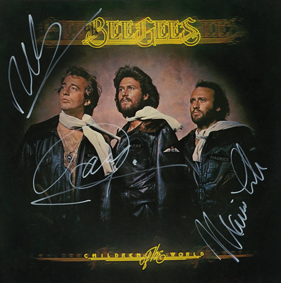 Bee Gees Autographed Album Cover Reprint, - Etsy