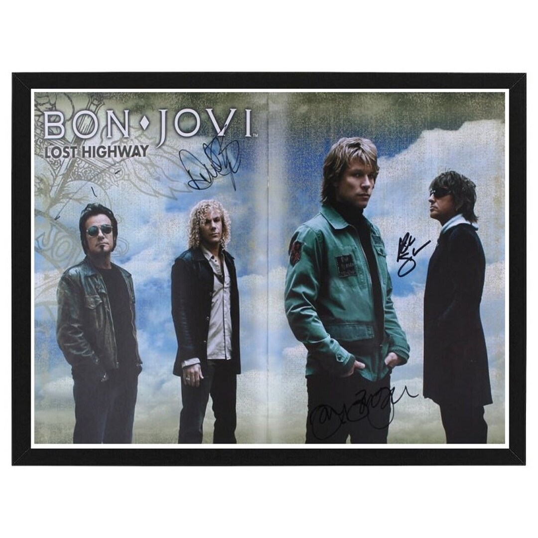 Bon Jovi Autographed Photo Reprint / Available in Various - Etsy
