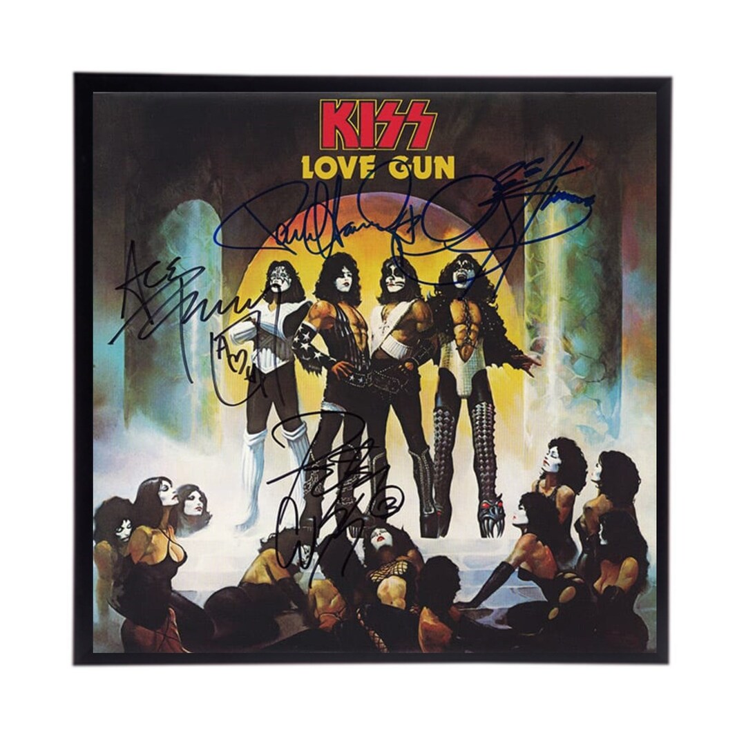 KISS Autographed Album Cover Replica, - Etsy