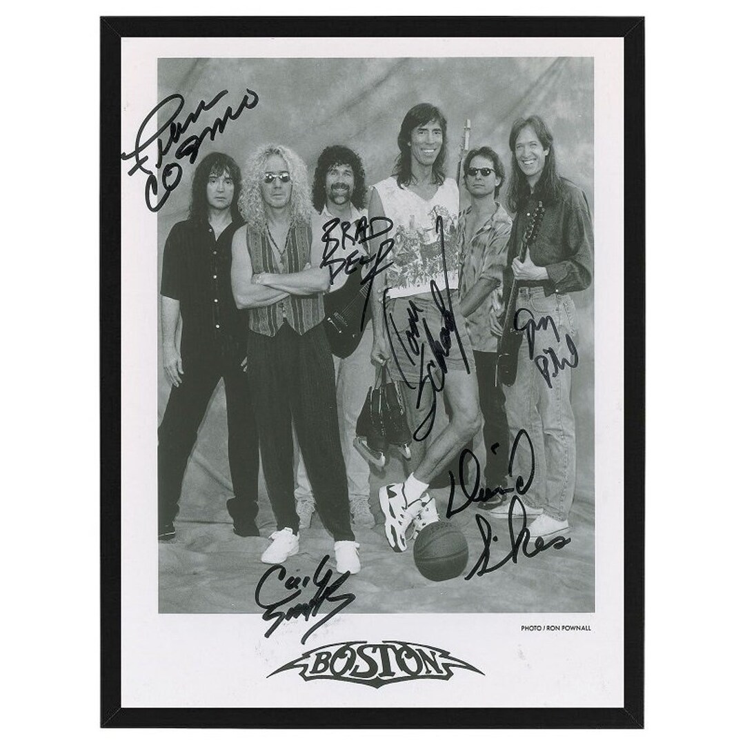 Order by 12/19 Guaranteed by 12/22 Boston Autographed Photo - Etsy