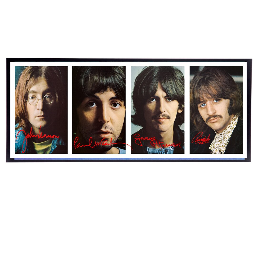 Beatles 12 X 24 Inch Autographed White Album Reprints - Etsy