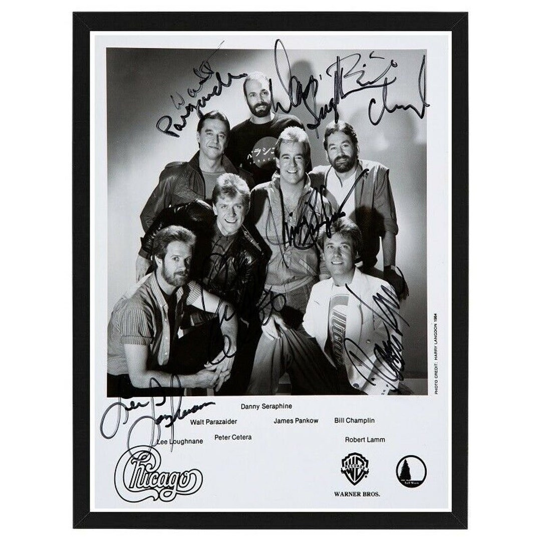 Chicago Autographed Photo Reprint / Available in Various Sizes - Etsy