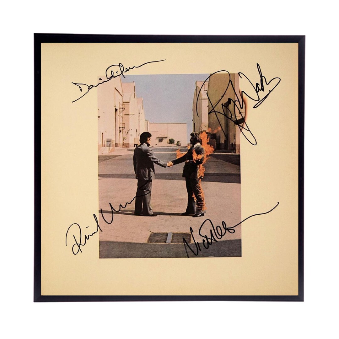 Autographed Pink Floyd Album Cover Replica, - Etsy