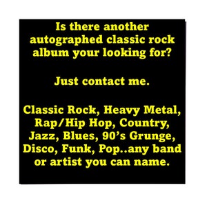 SHADOWBOX INCLUDED Acdc Autographed Album Cover Replica, 8.75 X 8.75 ...