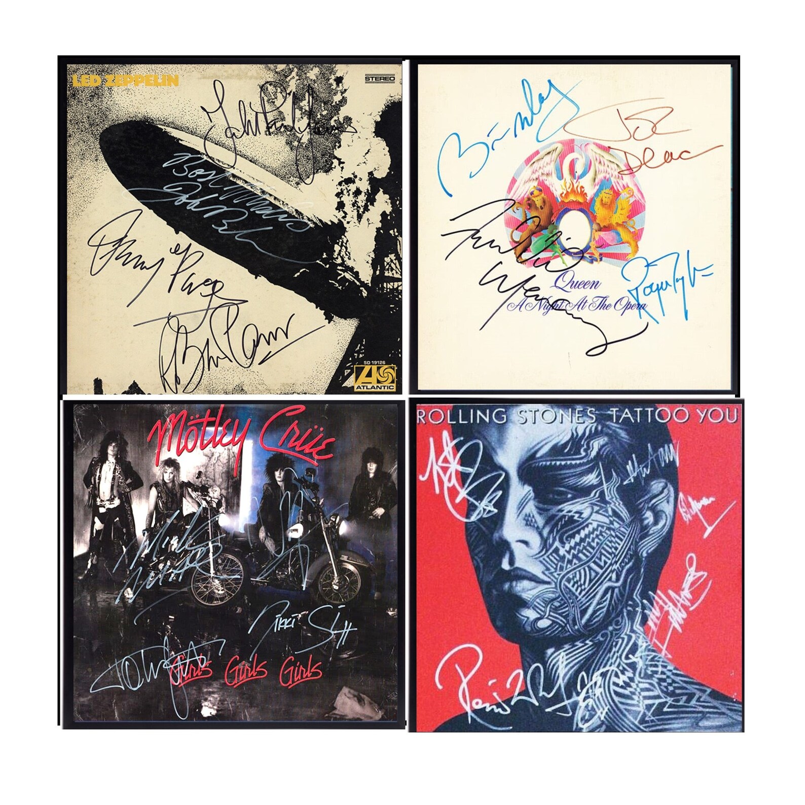 Autographed Van Halen Album Cover Replicaframe INCLUDED does - Etsy