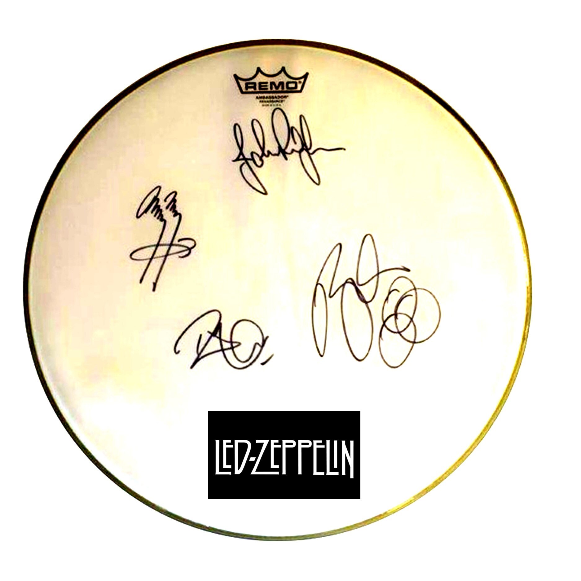 Led Zeppelin John Bonham Autographed / Signed 10 | Etsy