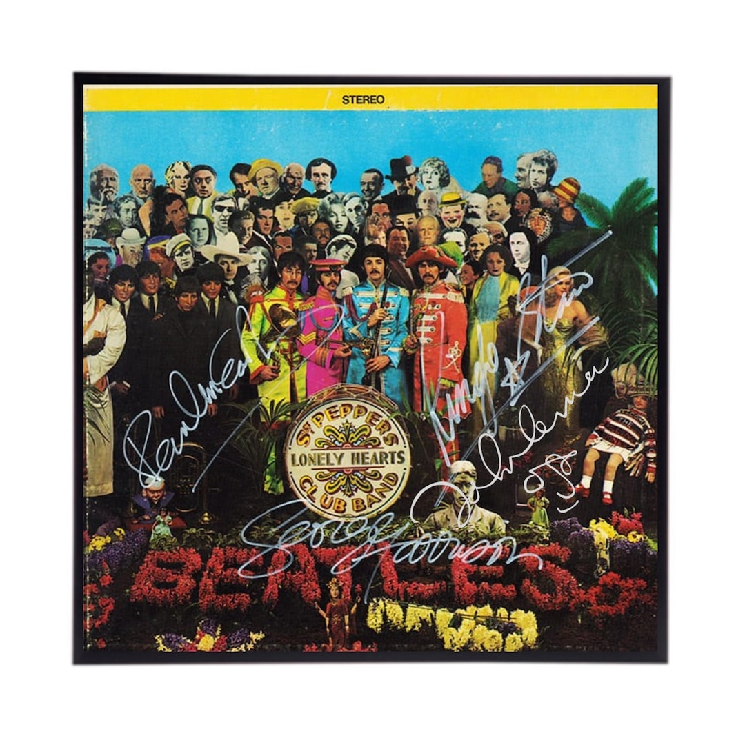 Beatles Autographed Album Cover Replica - Etsy
