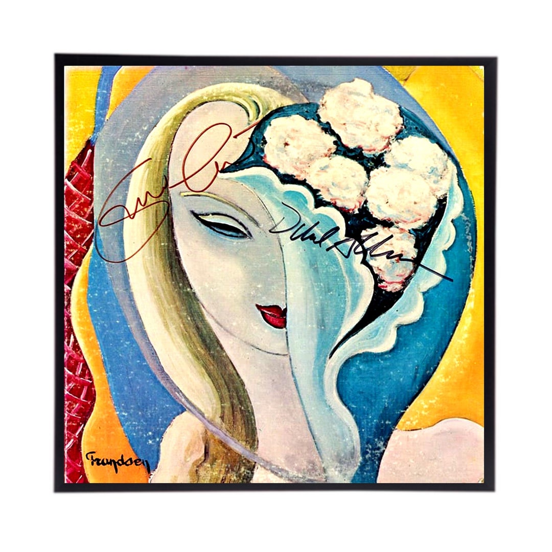Eric Clapton "layla" Album Cover Reprint, - Etsy