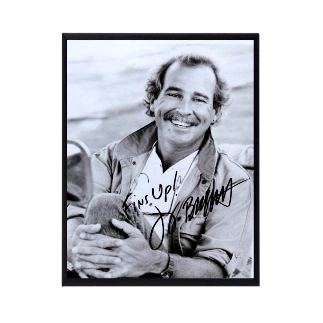 Jimmy Buffett Autographed Photo Replica, 11 X 14 Inches FRAME INCLUDED ...