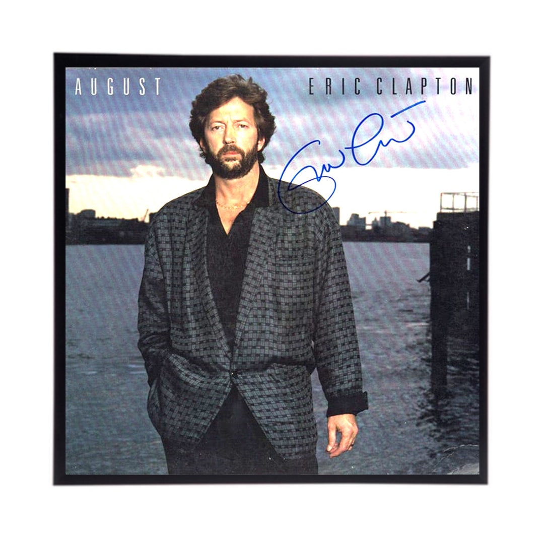 Eric Clapton "august" Album Cover Reprint, - Etsy