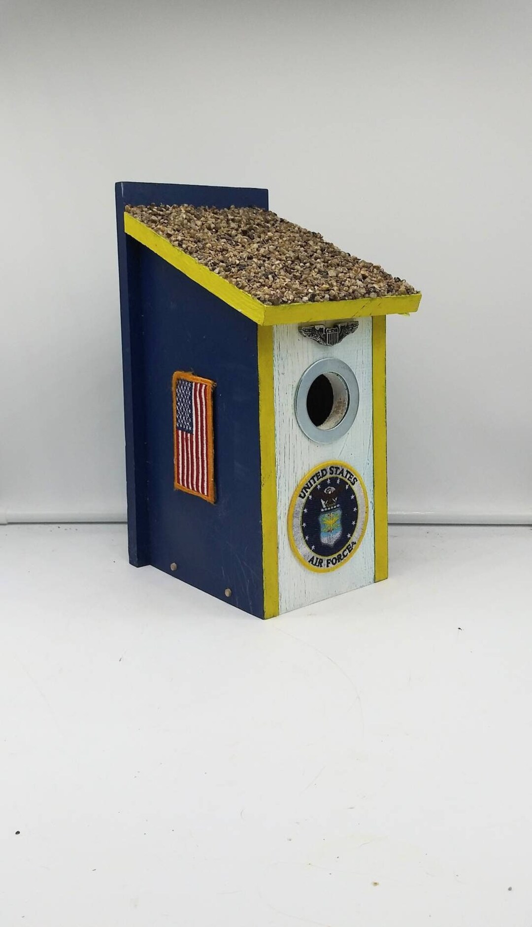 Air Force Birdhouseofficial Emblemsmilitary American Flagexterior ...