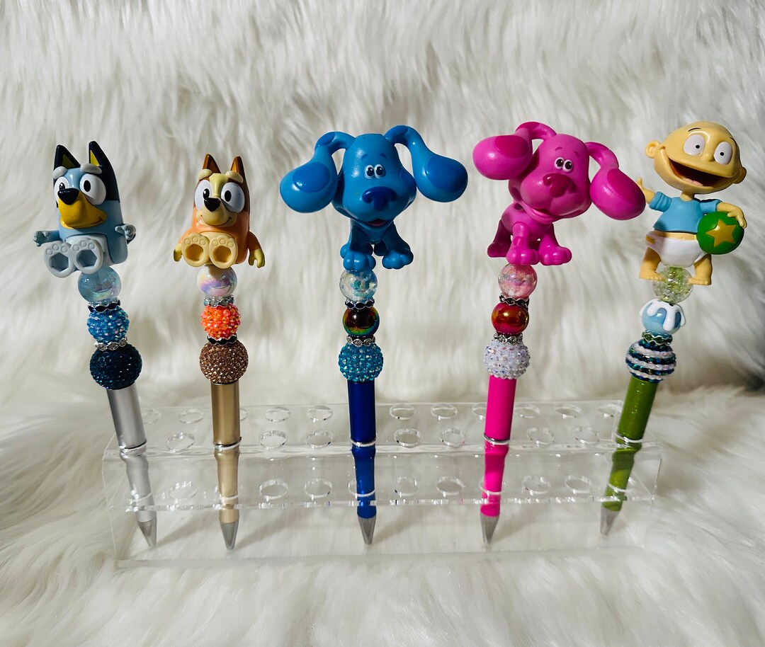 Character Pens, Beaded Pens Topped With Characters, Disney 100, Pen ...