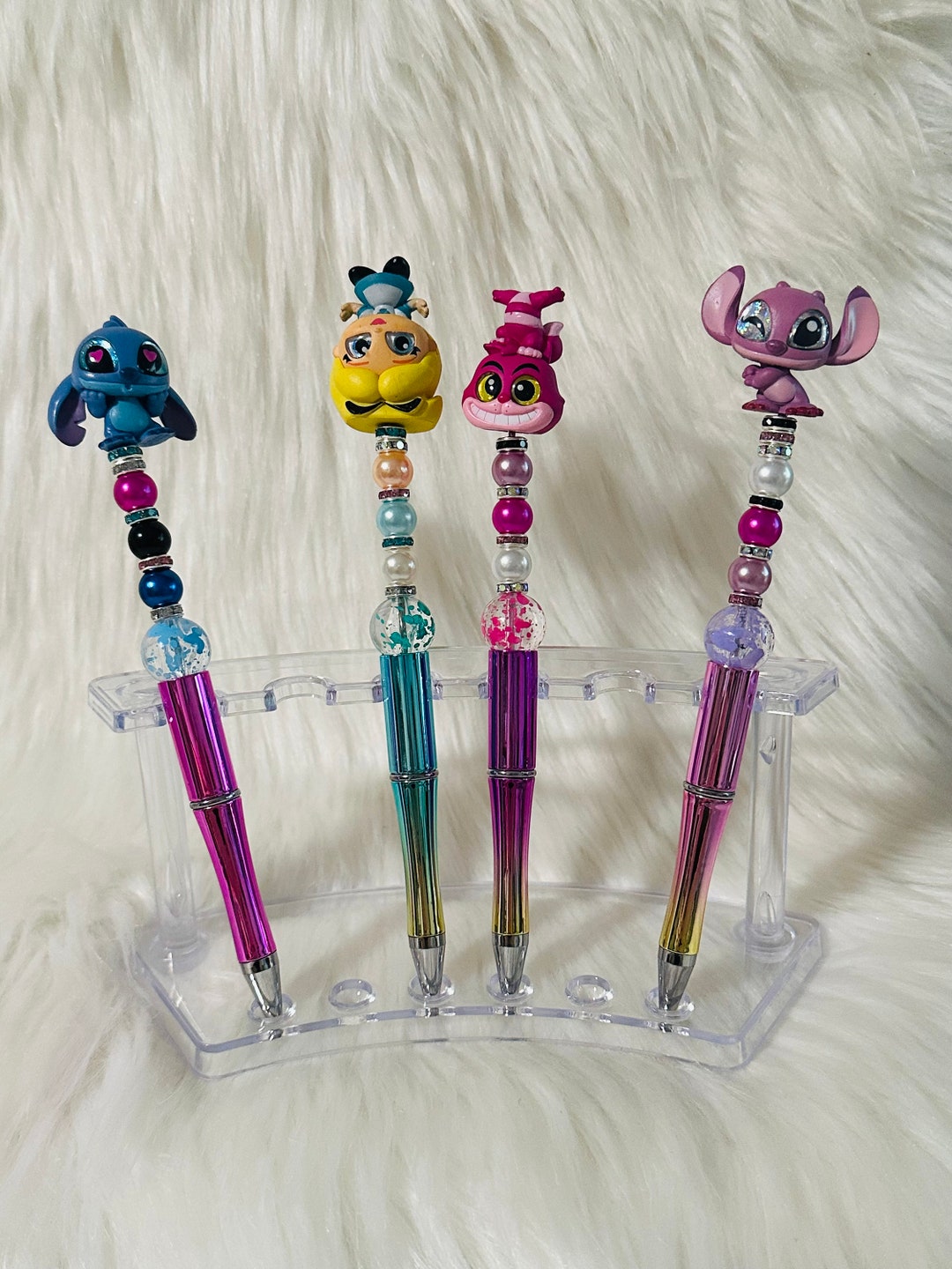 Beaded Pens, Doorable Pens, Focal Pens, Black Ink Pens, Character Pens ...