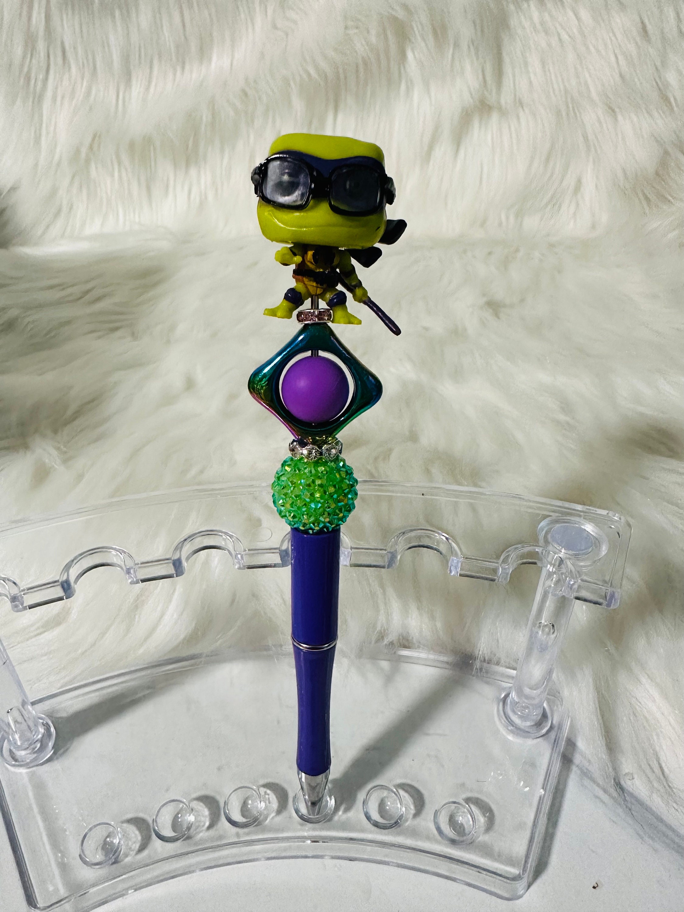 Beaded Pen Topped With Teenage Mutant Ninja Turtles, Cartoon Pens, Pen ...