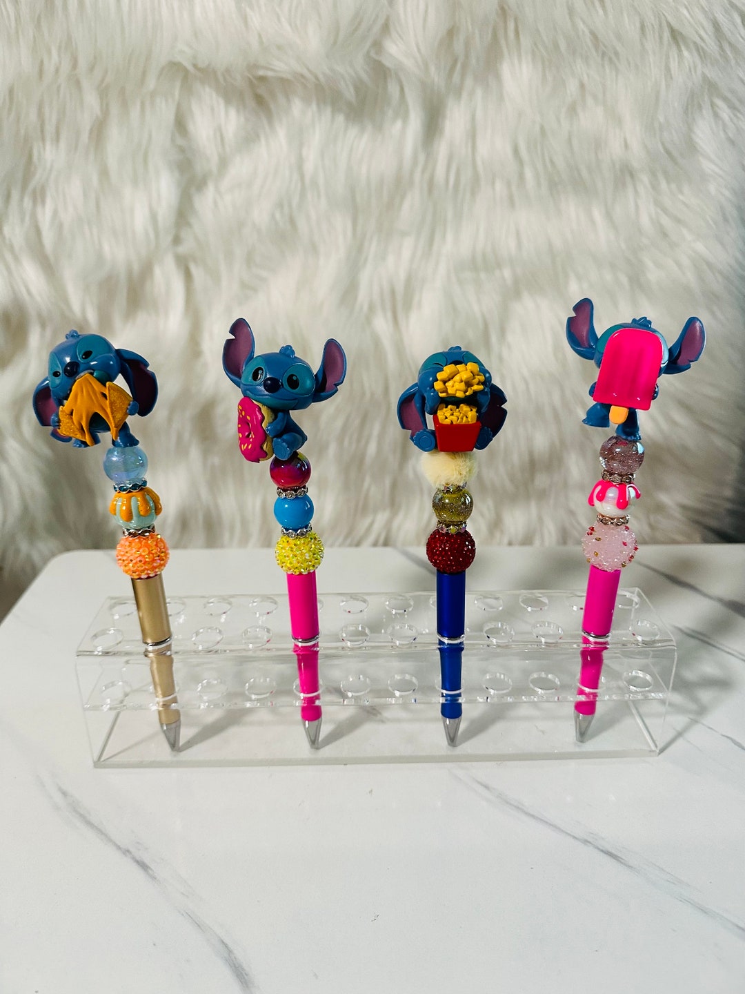 Stitch Blue Alien Pens, Disney 100, Pen Sets, Character Pens, Stitch ...