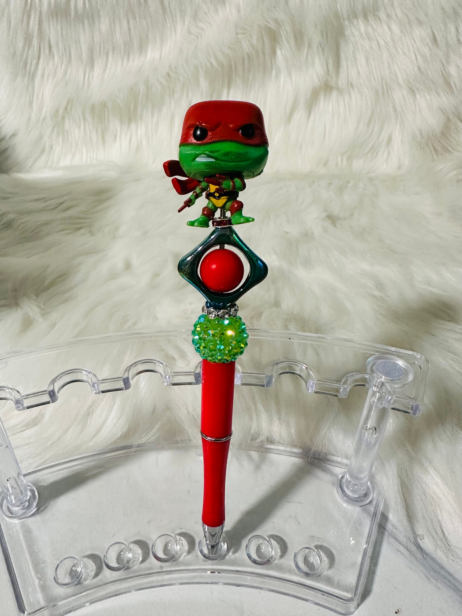 Beaded Pen Topped With Teenage Mutant Ninja Turtles, Cartoon Pens, Pen Sets, Couple Pens ...