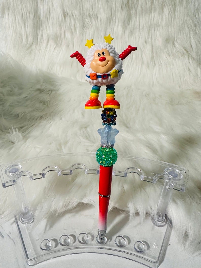 Beaded Pen Topped With Rainbow Brite Characters,rainbow Brite, Pen Sets ...
