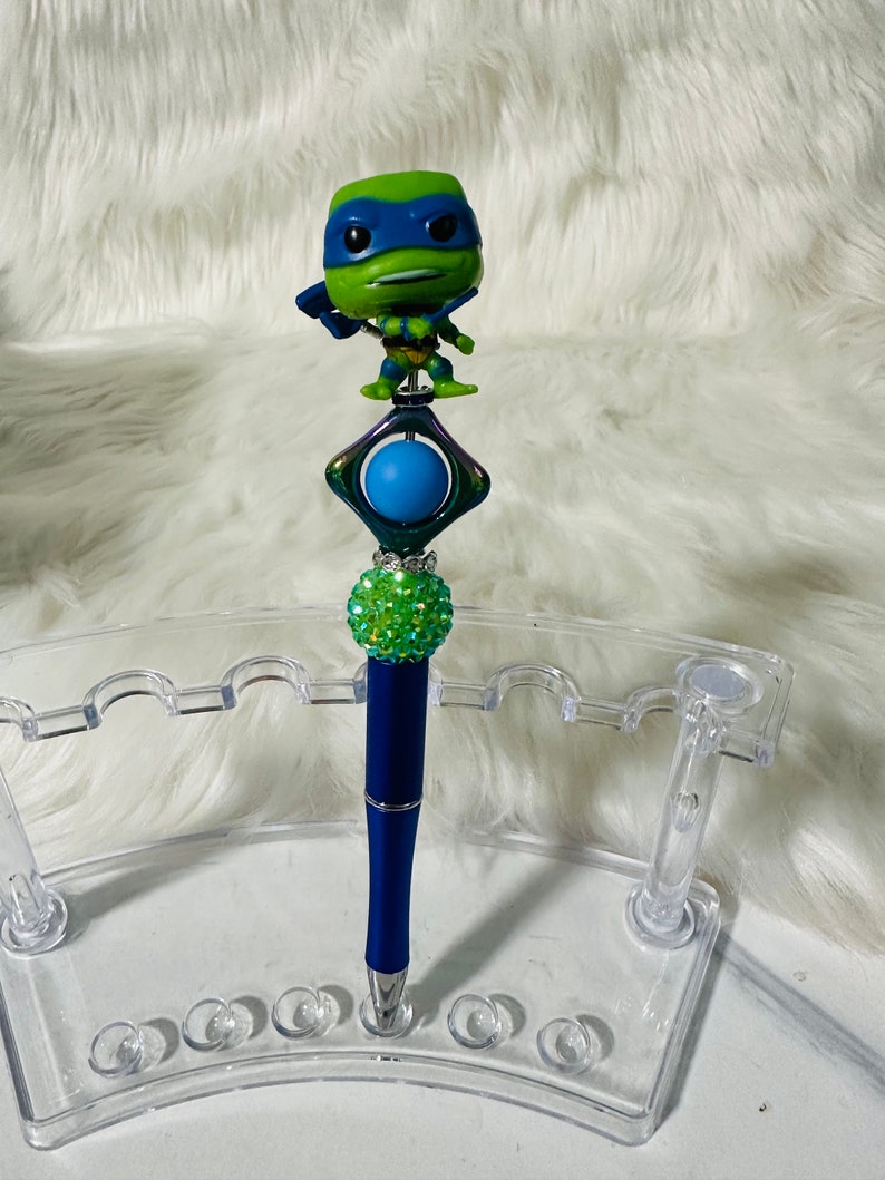 Beaded Pen Topped With Teenage Mutant Ninja Turtles, Cartoon Pens, Pen ...
