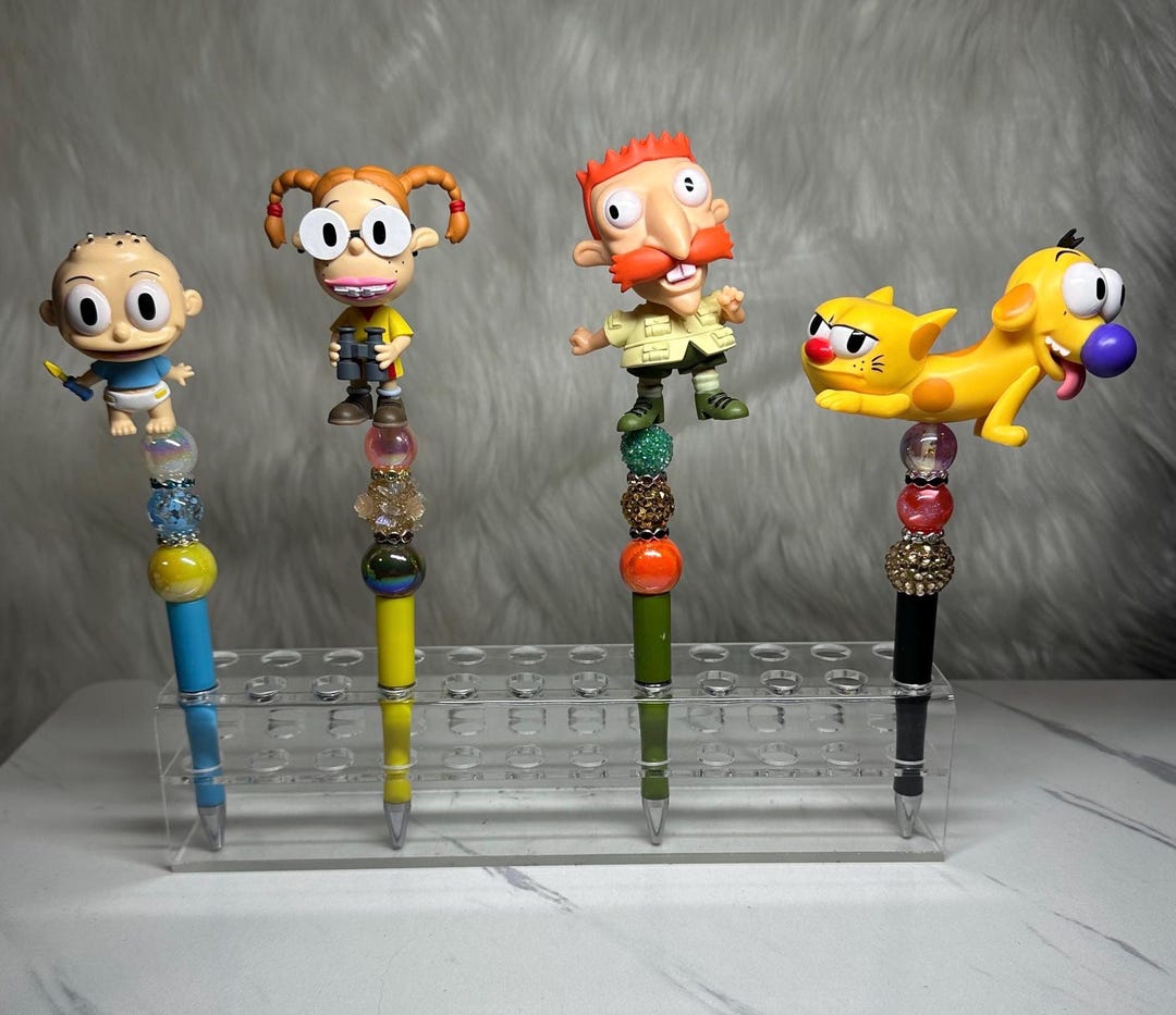 Nickelodeon Pens, Beaded Pens Topped With Characters, Disney 100, Pen ...