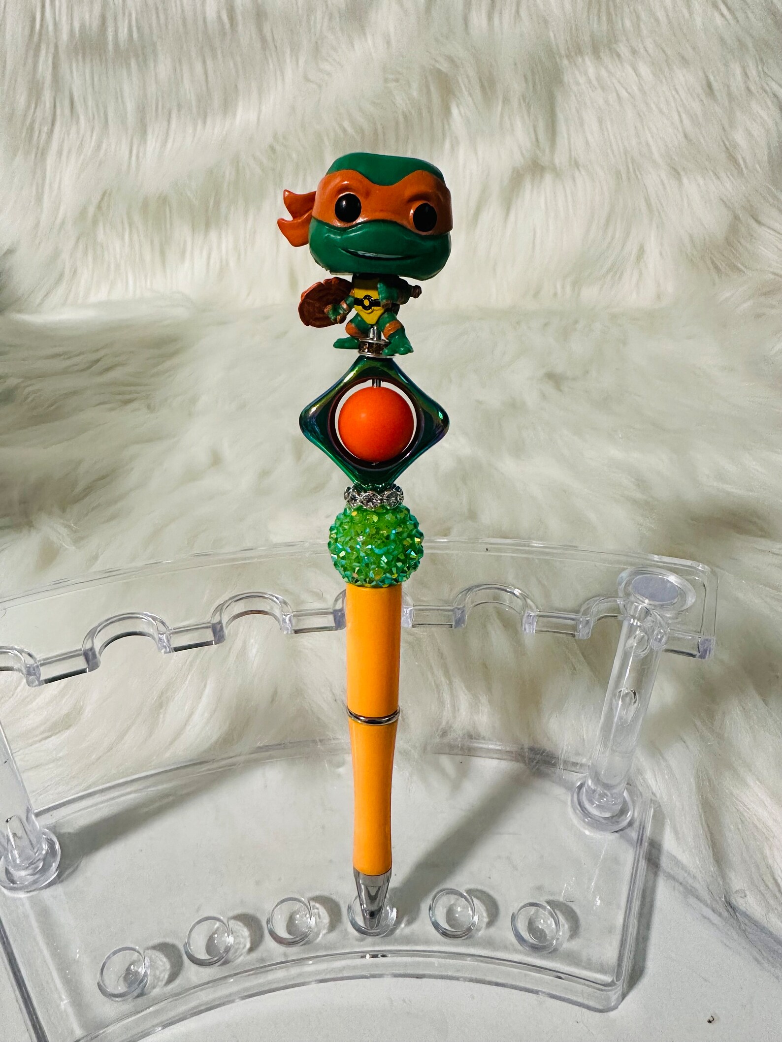 Beaded Pen Topped With Teenage Mutant Ninja Turtles, Cartoon Pens, Pen ...