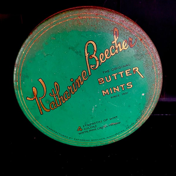 Vintage Candy Tin - Etsy