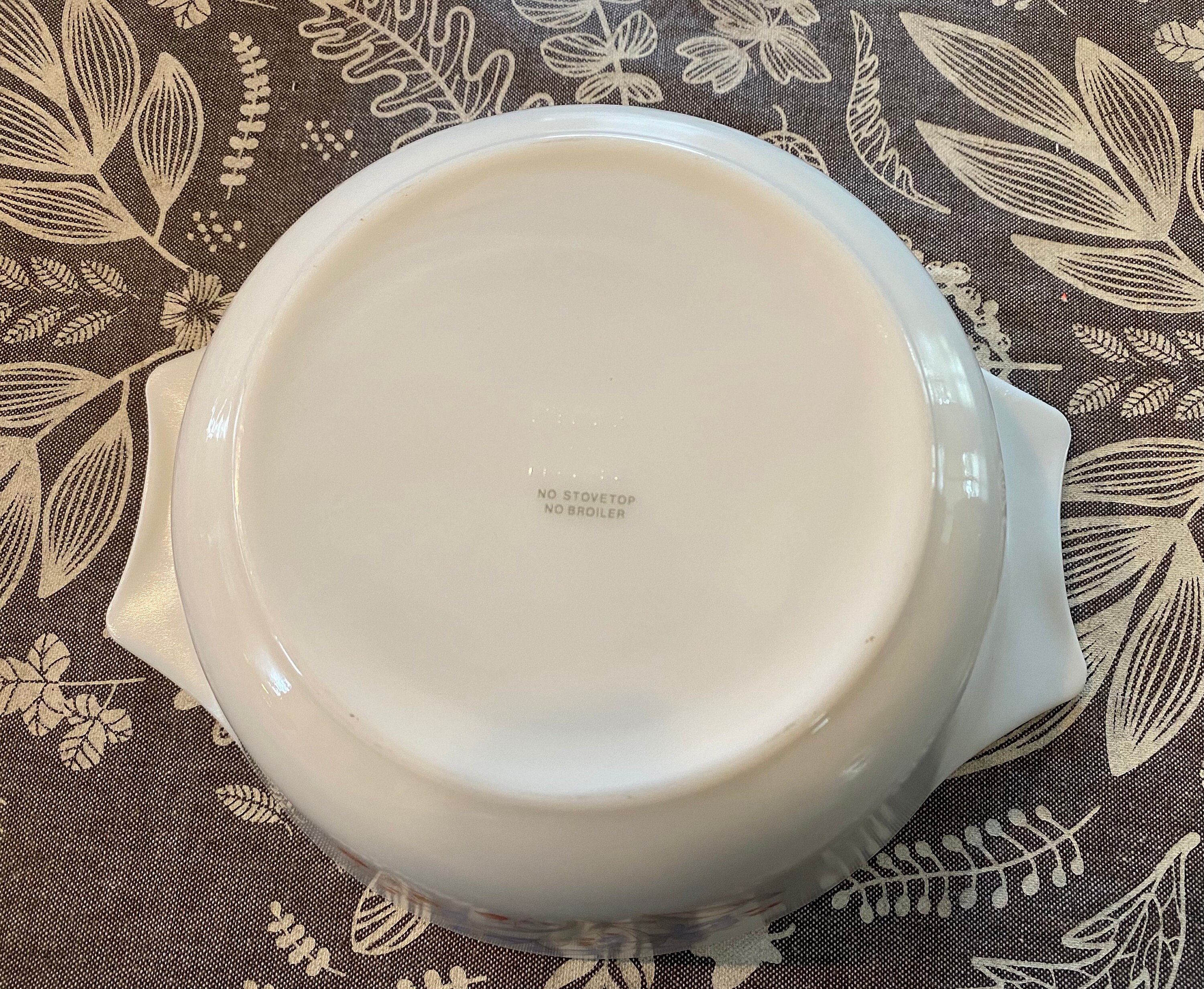 English Pyrex Blue Iris Casserole Dish Set 2 With No Lids. - Etsy