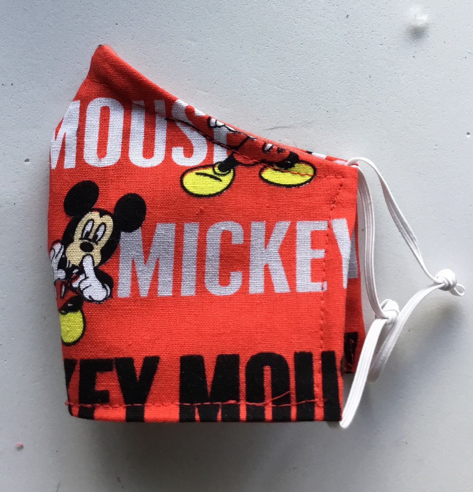 Mickey Mouse 3-layer Baby, Toddler, Kid, Adult Face Mask - Etsy