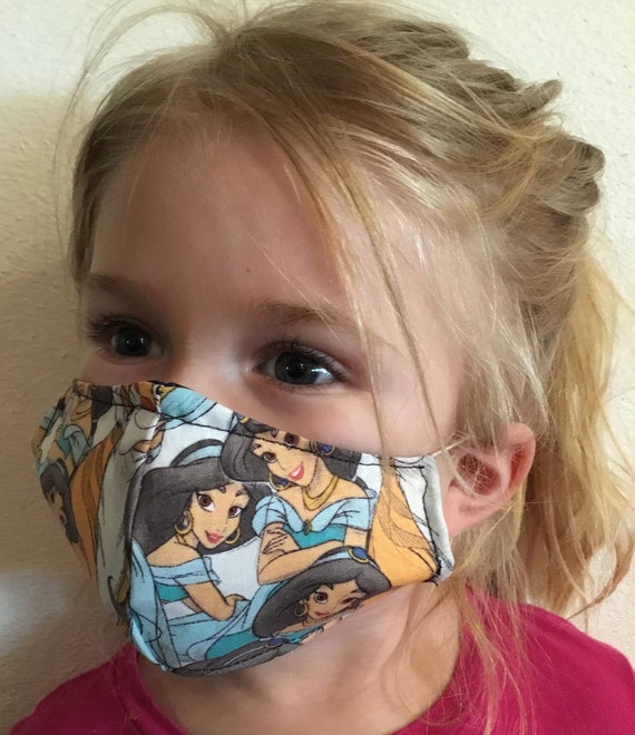 1 Disney Princess Jasmine Aladdin Face Mask Baby Toddler Child - Etsy