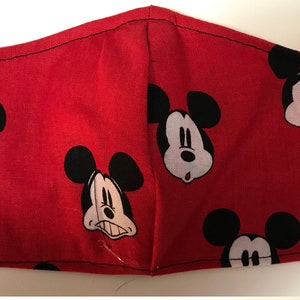 Mickey Mouse 3-layer Baby, Toddler, Kid, Adult Face Mask - Etsy