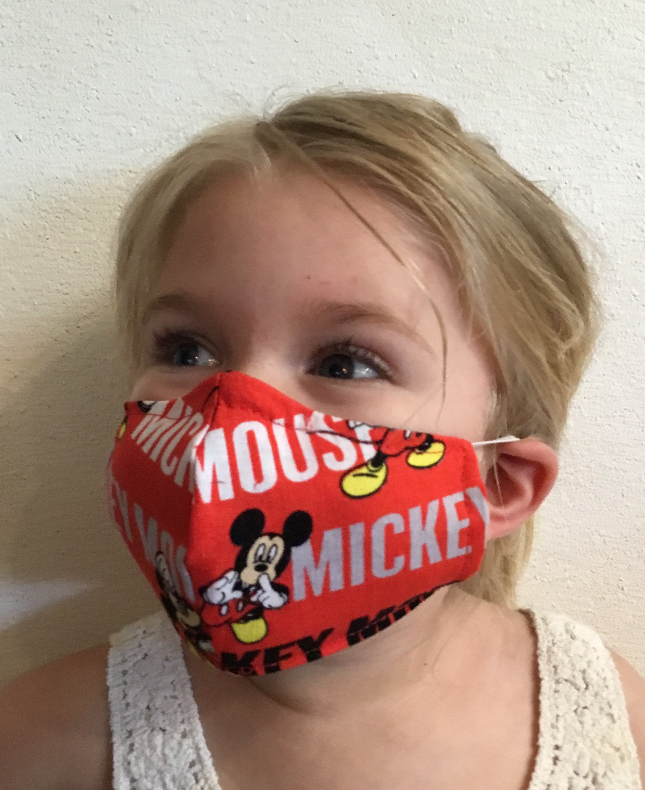 Mickey Mouse 3-layer Baby Toddler Kid Adult Face Mask | Etsy