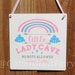 Little Lady Cave Hanging Sign / Door Plaque / Girls Room / No Boys ...