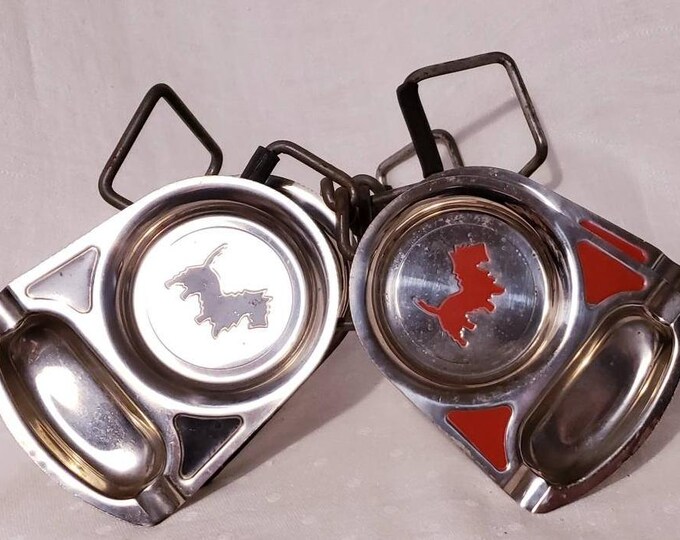 Vintage 1930s 1940s Hazel Atlas Glass, Scottie Dogs With White Picket ...