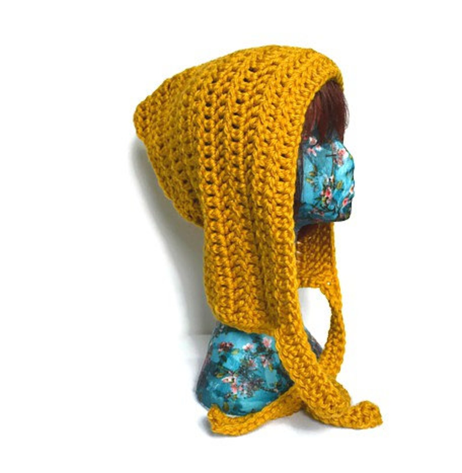 Purple Pixie Hat Pixie Hood Vegan Hat Pixie Crochet Pixie | Etsy