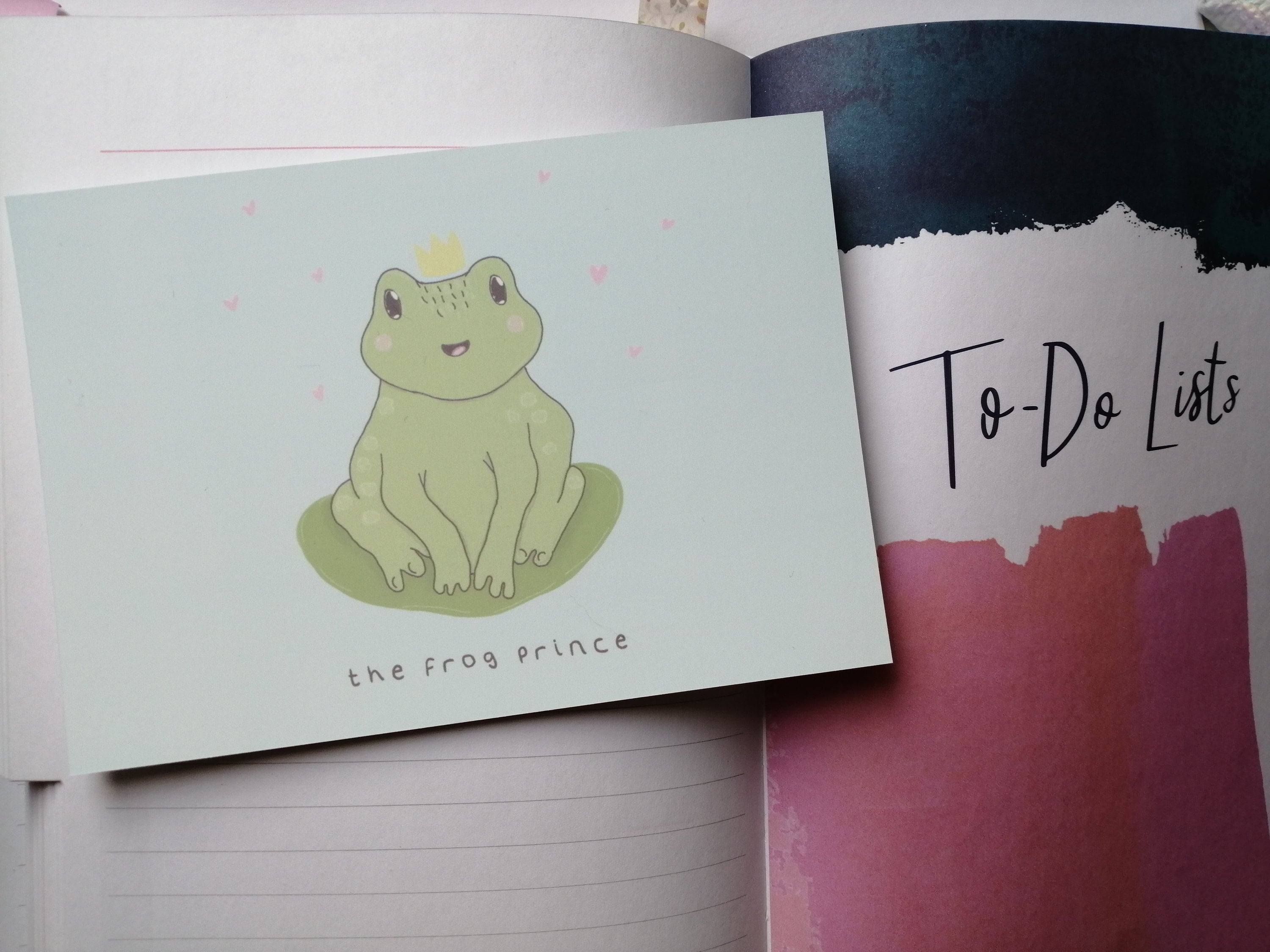 Frog Print A6 Postcard Giclée Prints etna.com.pe