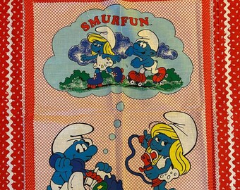 Smurf Quilt Fabric | Etsy