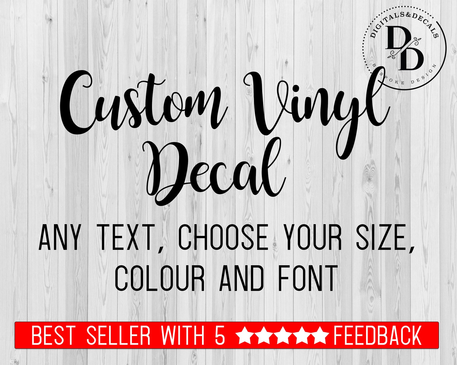 Custom Vinyl Decal Stickers Create Your Own Vinyl Decal | Etsy