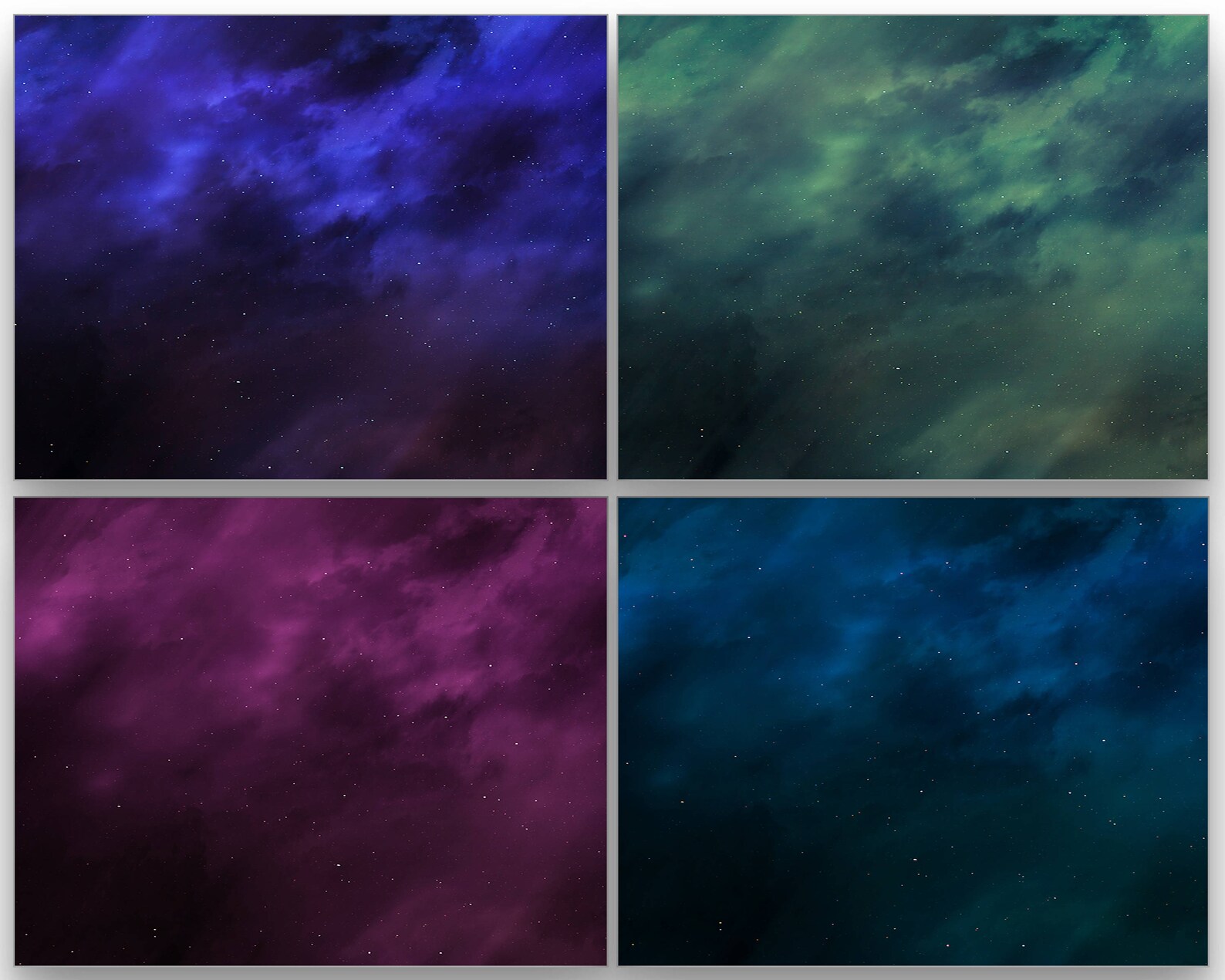 NIGHT SKY SPACE Photoshop Overlay Digital Papers Night - Etsy